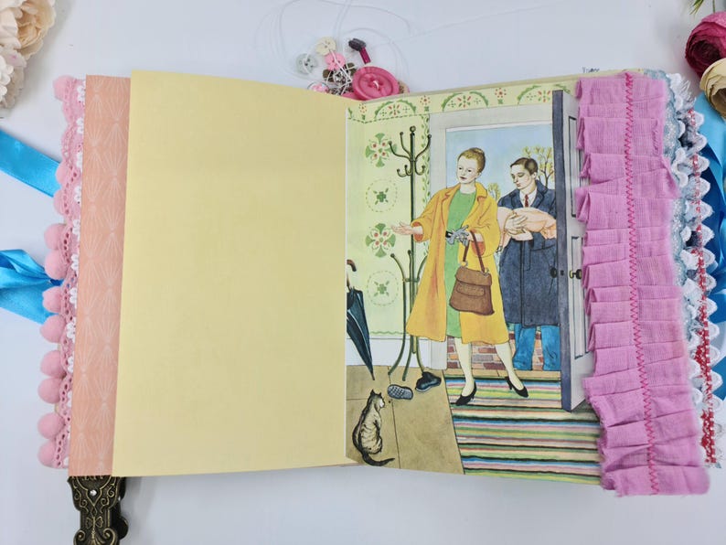 Little Golden Book Journal , Journal , Junk Journal , Book , Memory ...