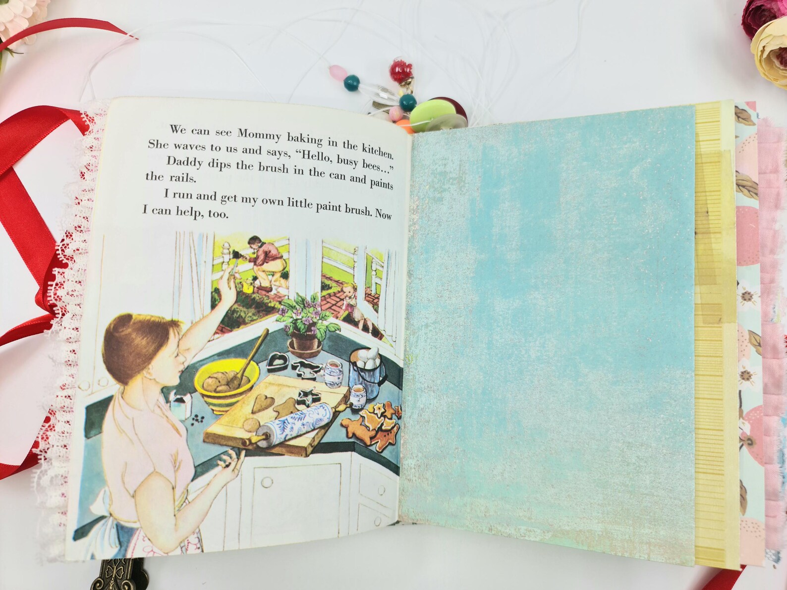 Little Golden Book Journal , Journal, Album , Memory Keeping , Junk ...