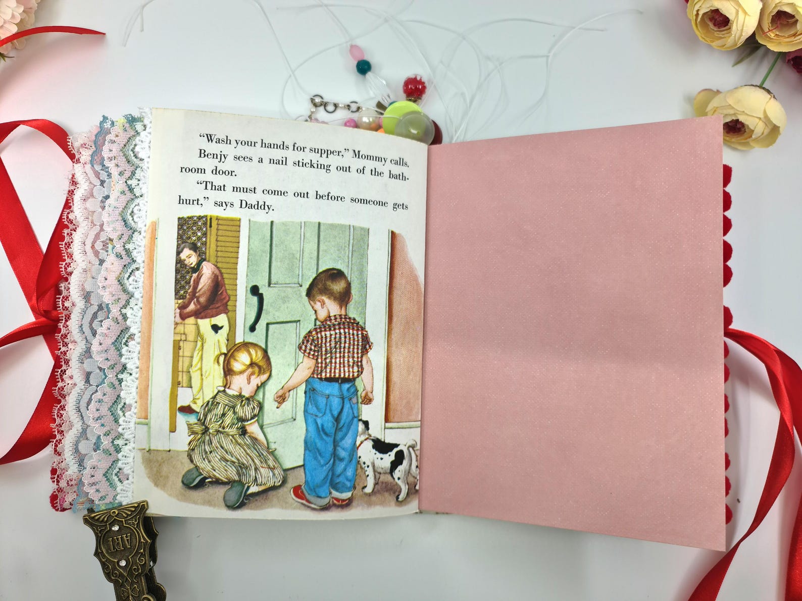 Little Golden Book Journal , Journal, Album , Memory Keeping , Junk ...