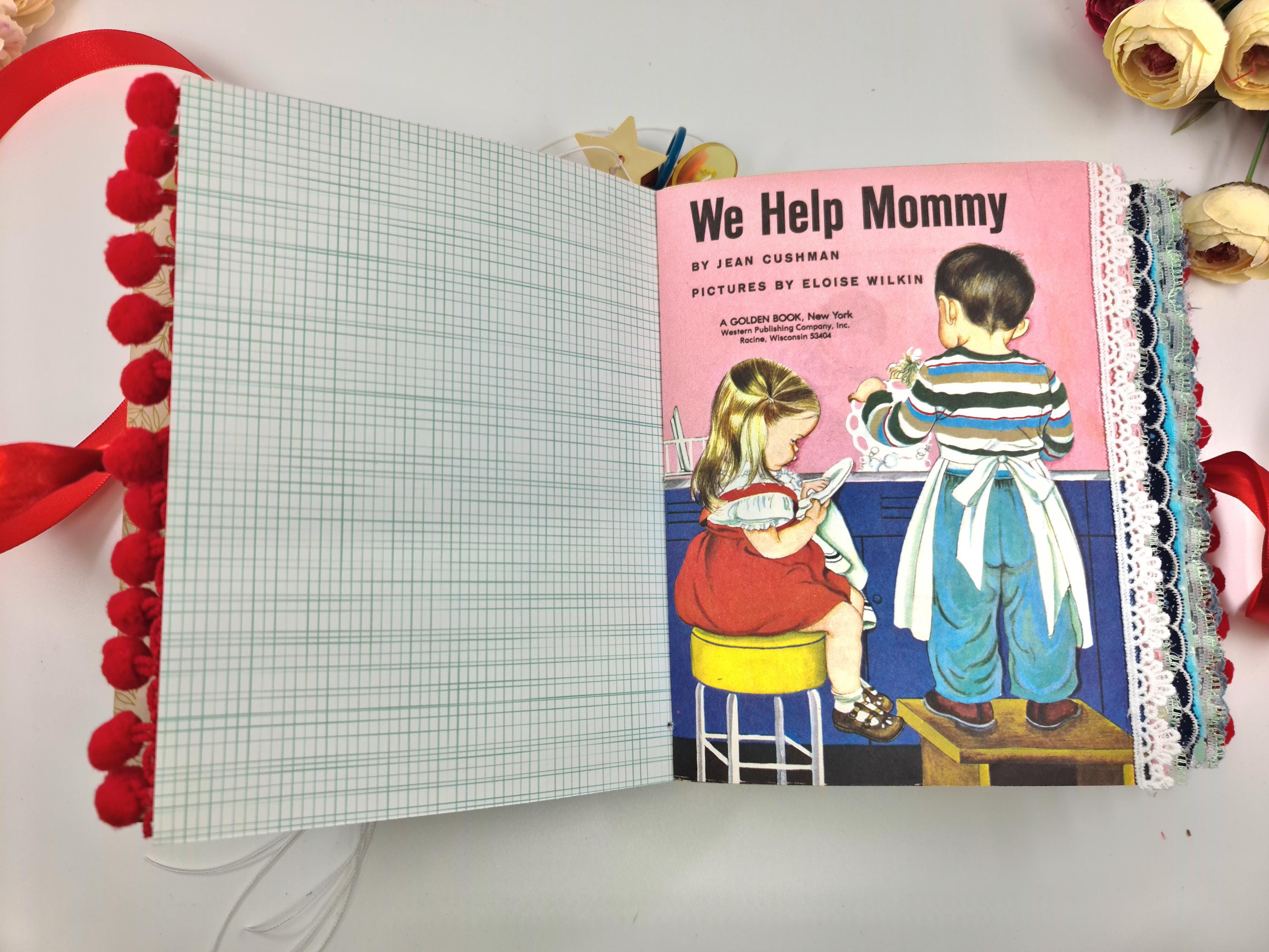 Little Golden Book Journal , Journal , Album , Junk Journal , Book ...