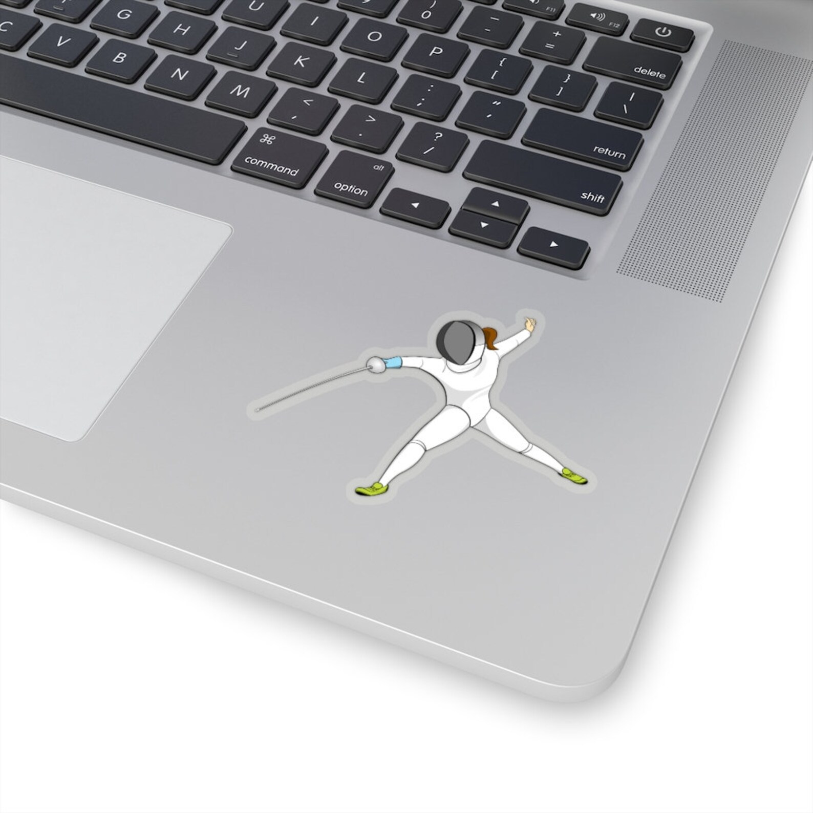 Epee Fencing Girl Sticker for Fencers - Etsy