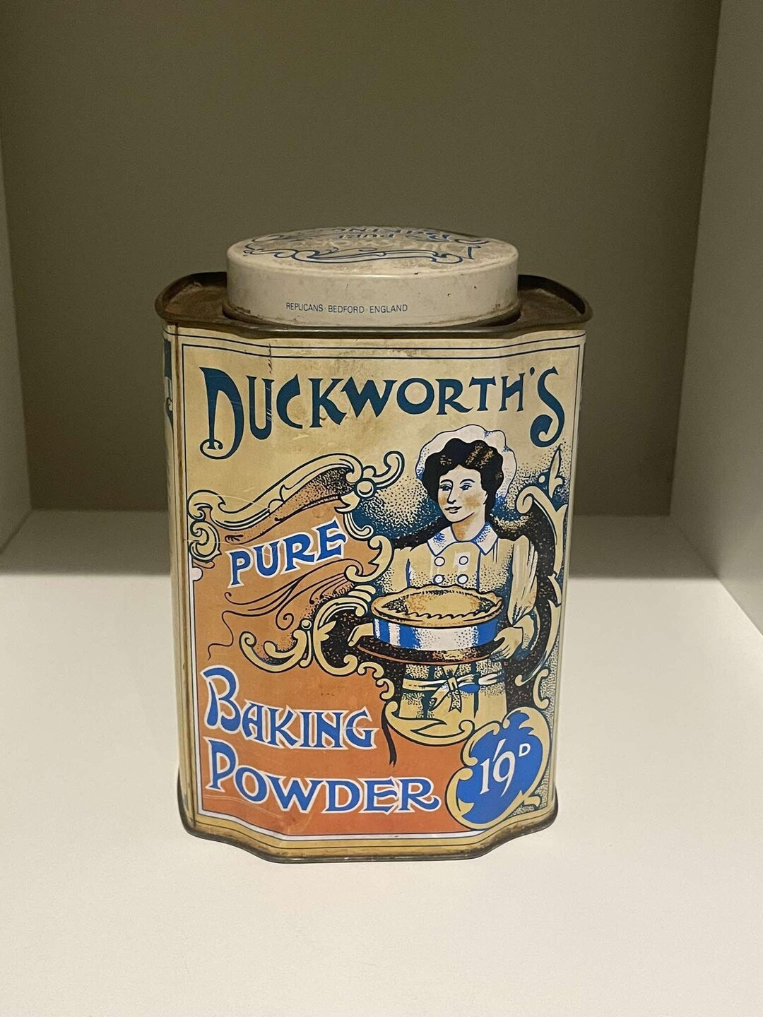 Vintage Duckworth Pure Baking Powder Blik - Etsy