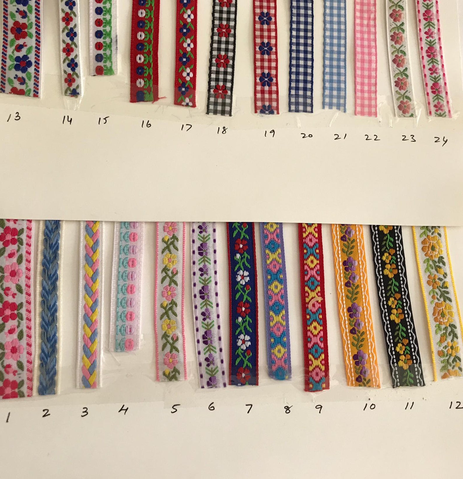 Embroidered Trims in a Variety of Patterns 2 Yard Cuts - Etsy