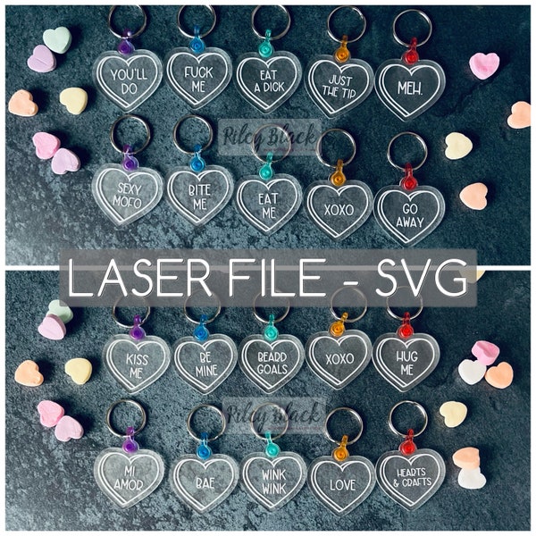 Heart Keychain - Etsy