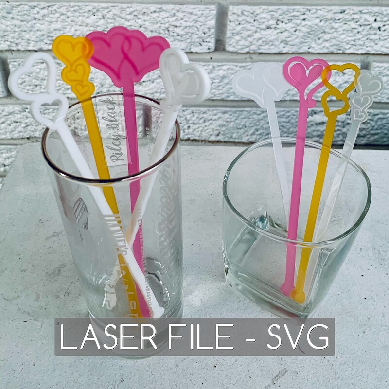 Heart Swizzle Sticks - Etsy