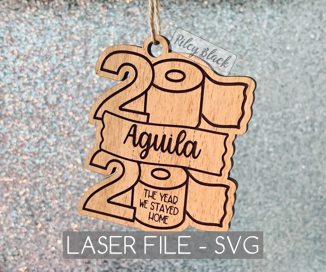 DIGITAL DOWNLOAD 2020 Toilet Paper Ornament Svg, Digital Cut File ...