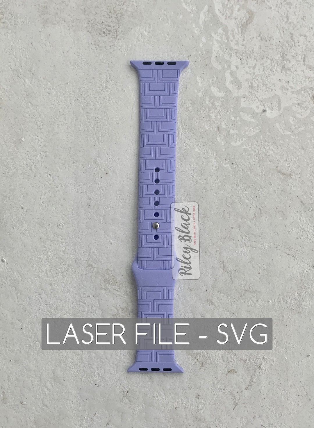 DIGITAL DOWNLOAD Hand-drawn Square Pattern Watchband File, Scored, Svg ...