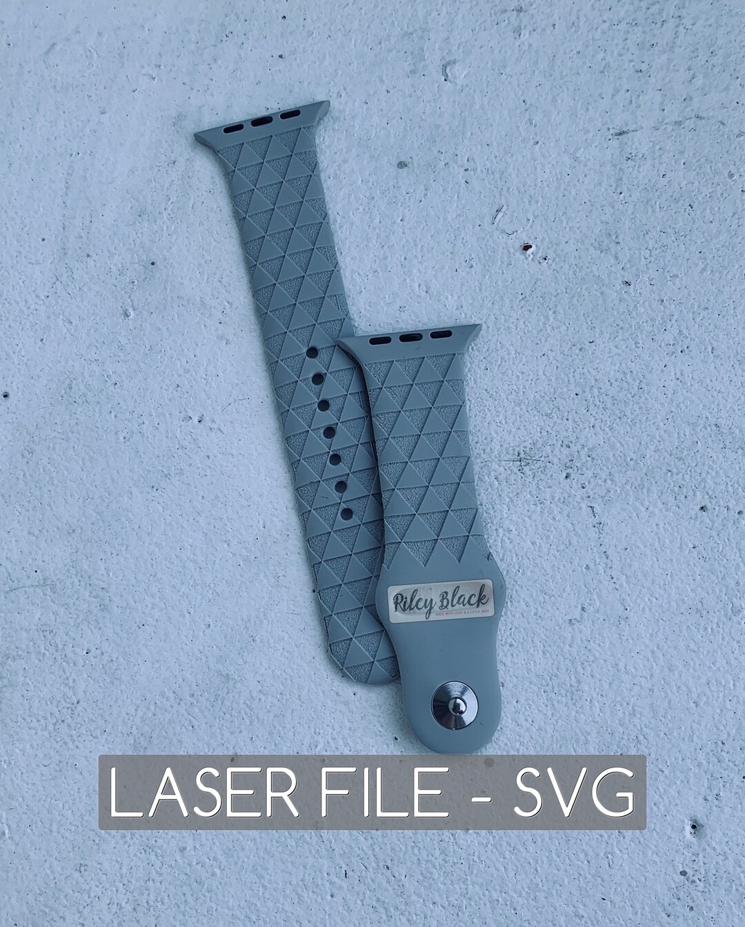 DIGITAL DOWNLOAD Hand-drawn Geometric Triangle Watchband File, Svg ...