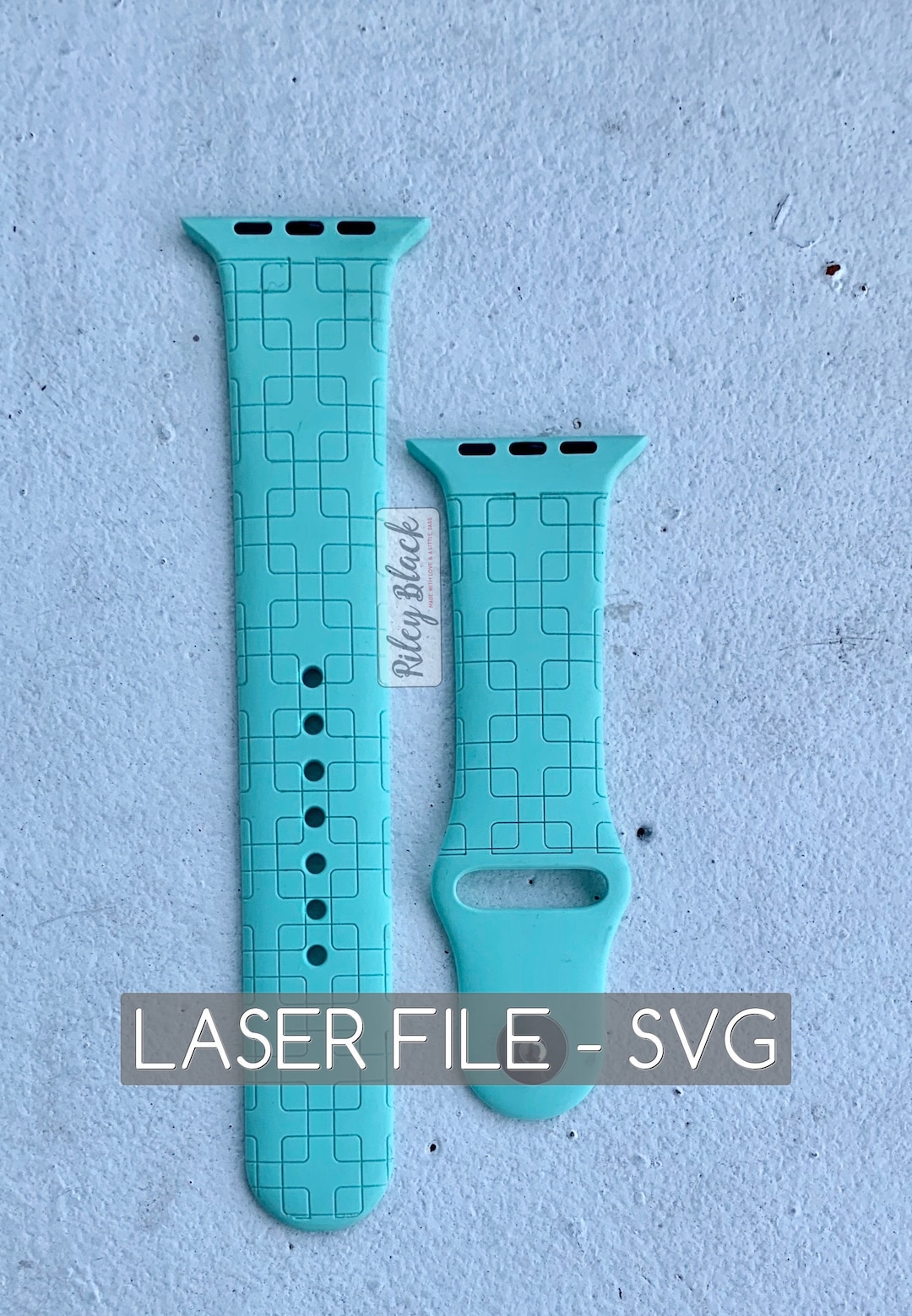 DIGITAL DOWNLOAD Hand-drawn Rounded Square Geometric Pattern Watchband ...