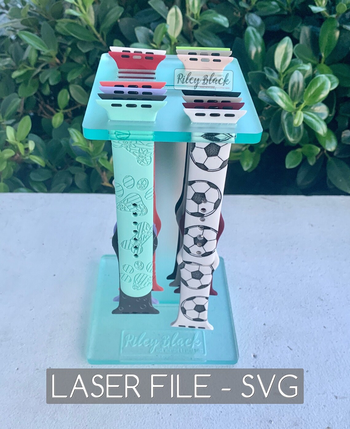 DIGITAL DOWNLOAD Watch Band Stand/organizer Svg Holds 20 - Etsy