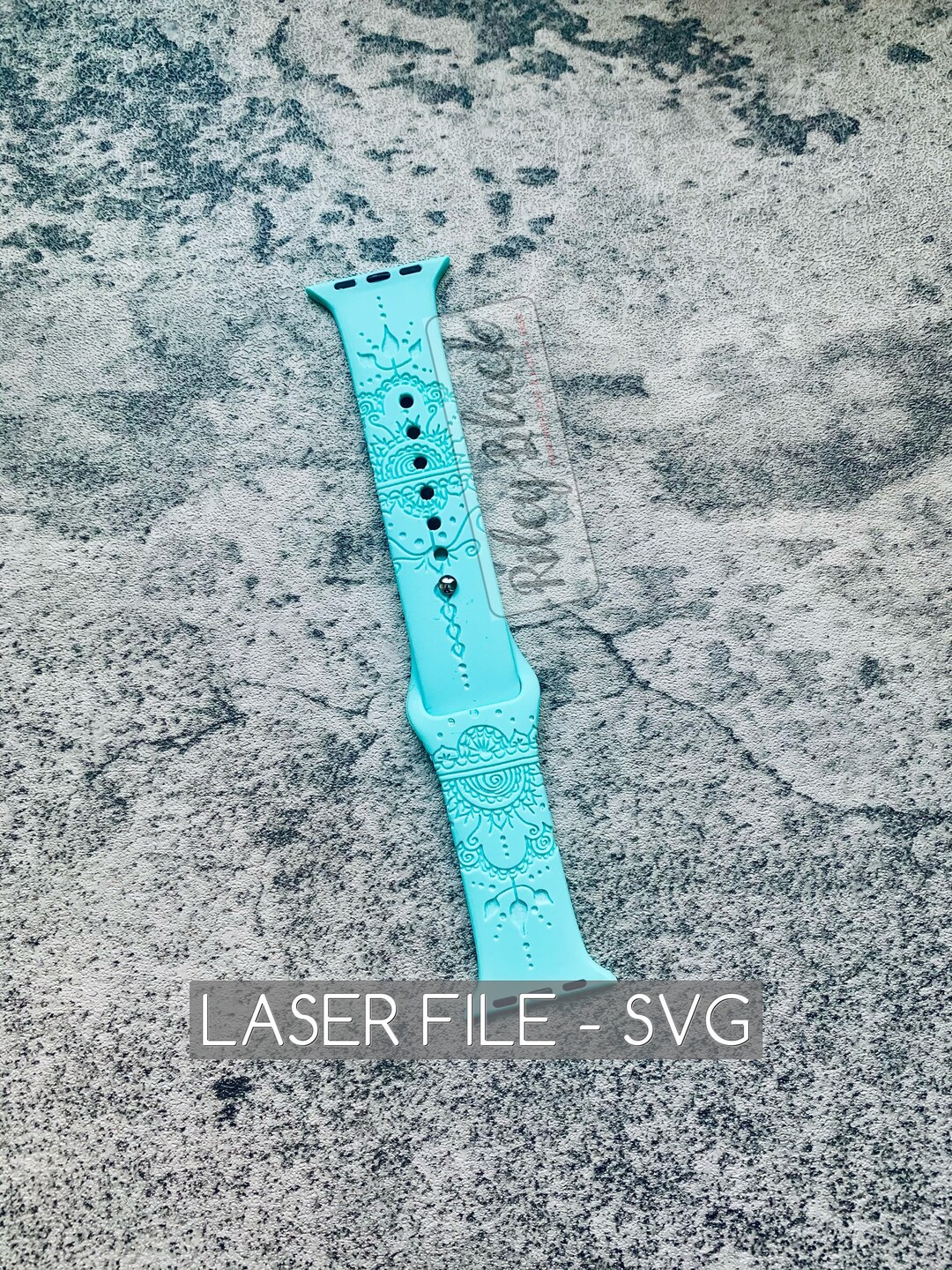 DIGITAL DOWNLOAD Hand-drawn Henna Mendala Ver. 3 Watchband File, Svg ...