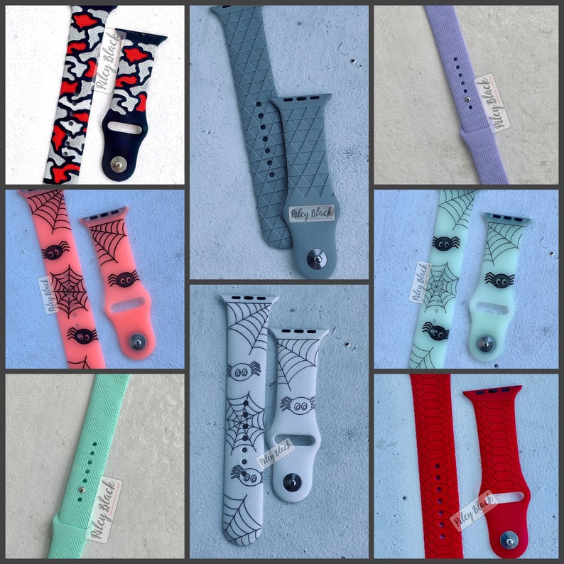 DIGITAL DOWNLOAD 47 Hand-drawn Watch Band Files BUNDLE, Svg, Watch Band ...