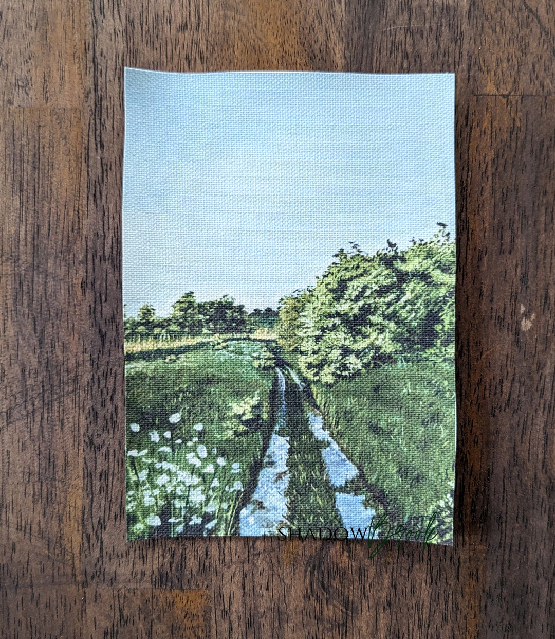 Dewy Walk Print Dewy Landscape Print Country Road Art - Etsy