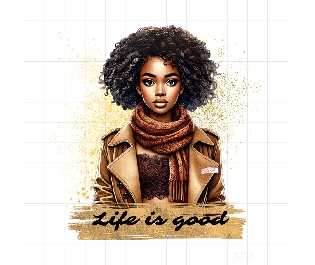 Life is Good Digital Art PNG Printable Life is Good Quote Transparent ...