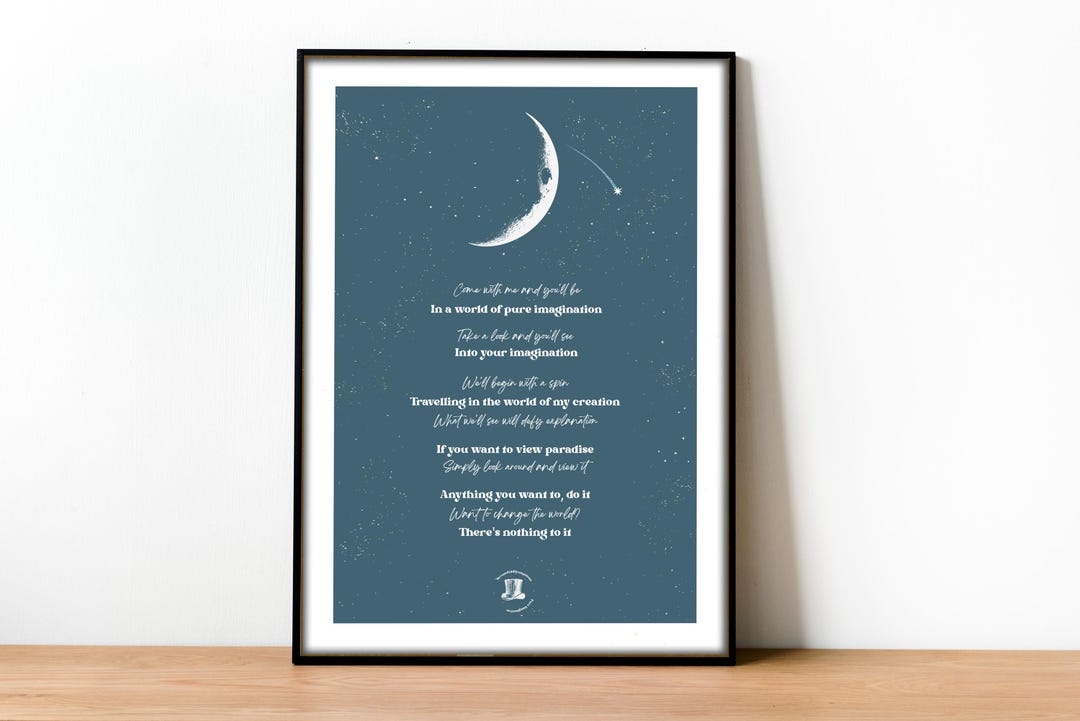 Pure Imagination Poster - Etsy