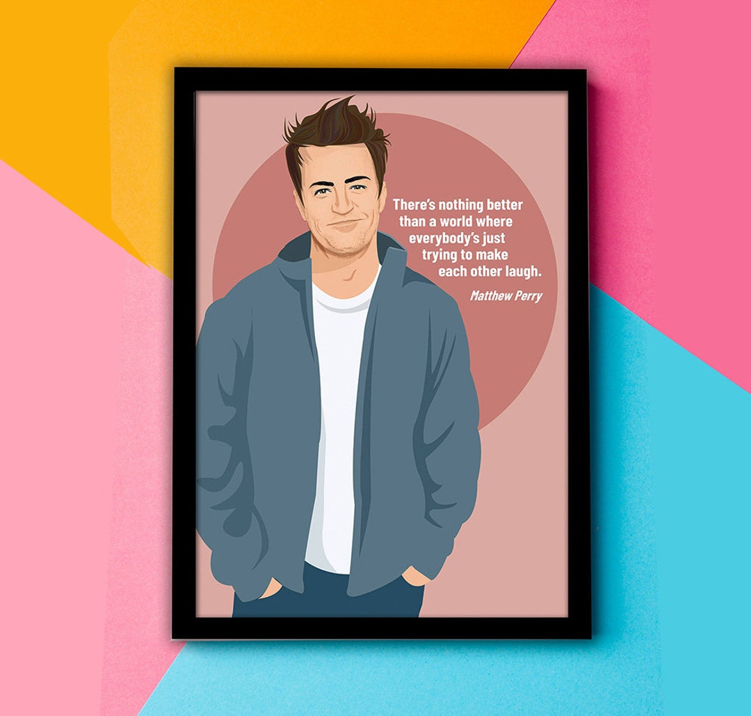 Matthew Perry Poster (tribute) - Etsy