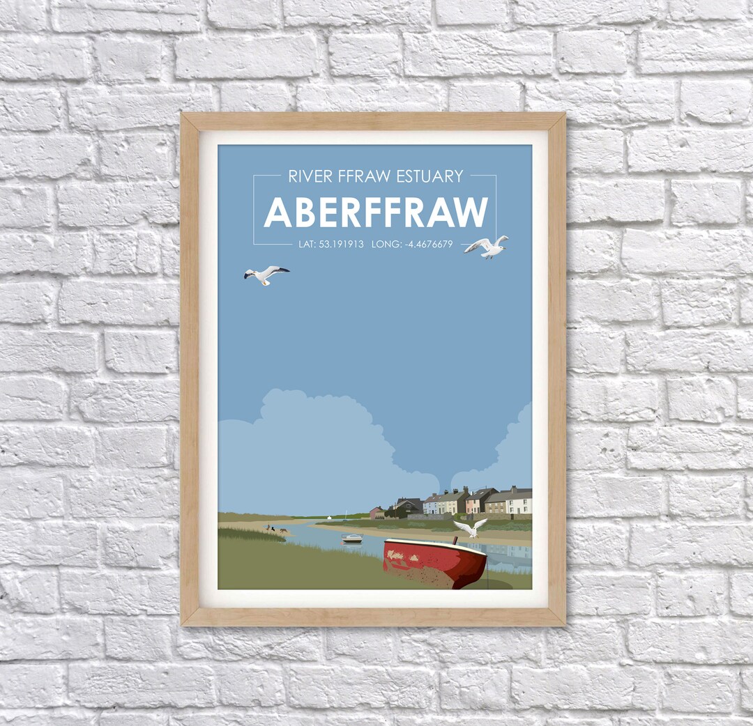 Aberffraw Print - Etsy
