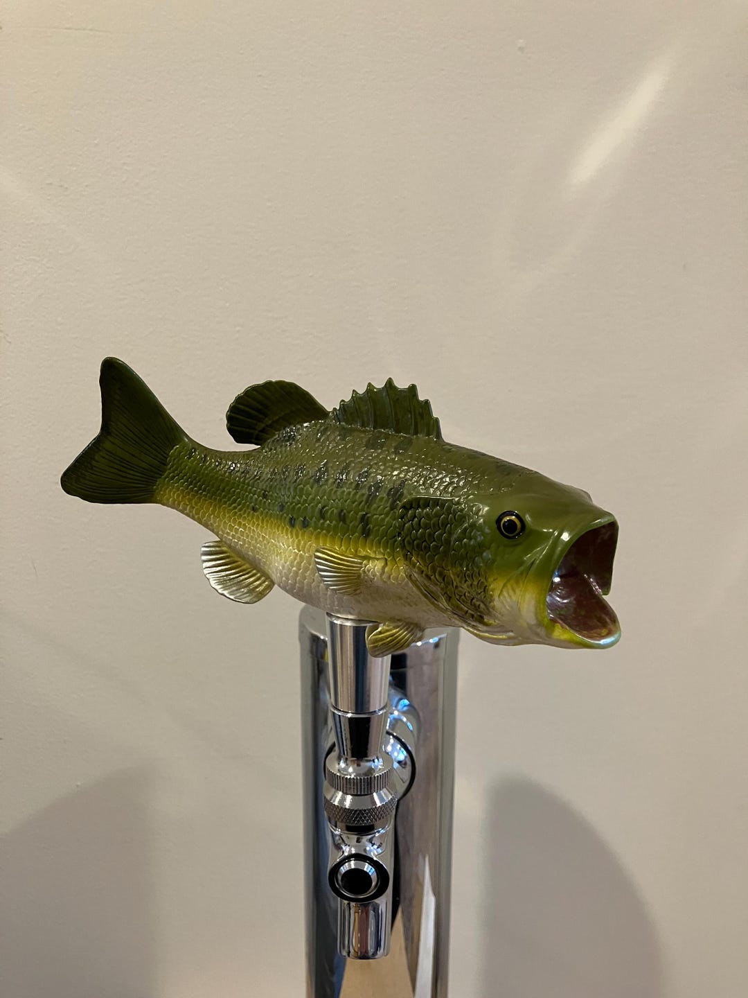 Largemouth Bass Beer Tap Handle, Novelty, Tap Handle Displays. Pull ...