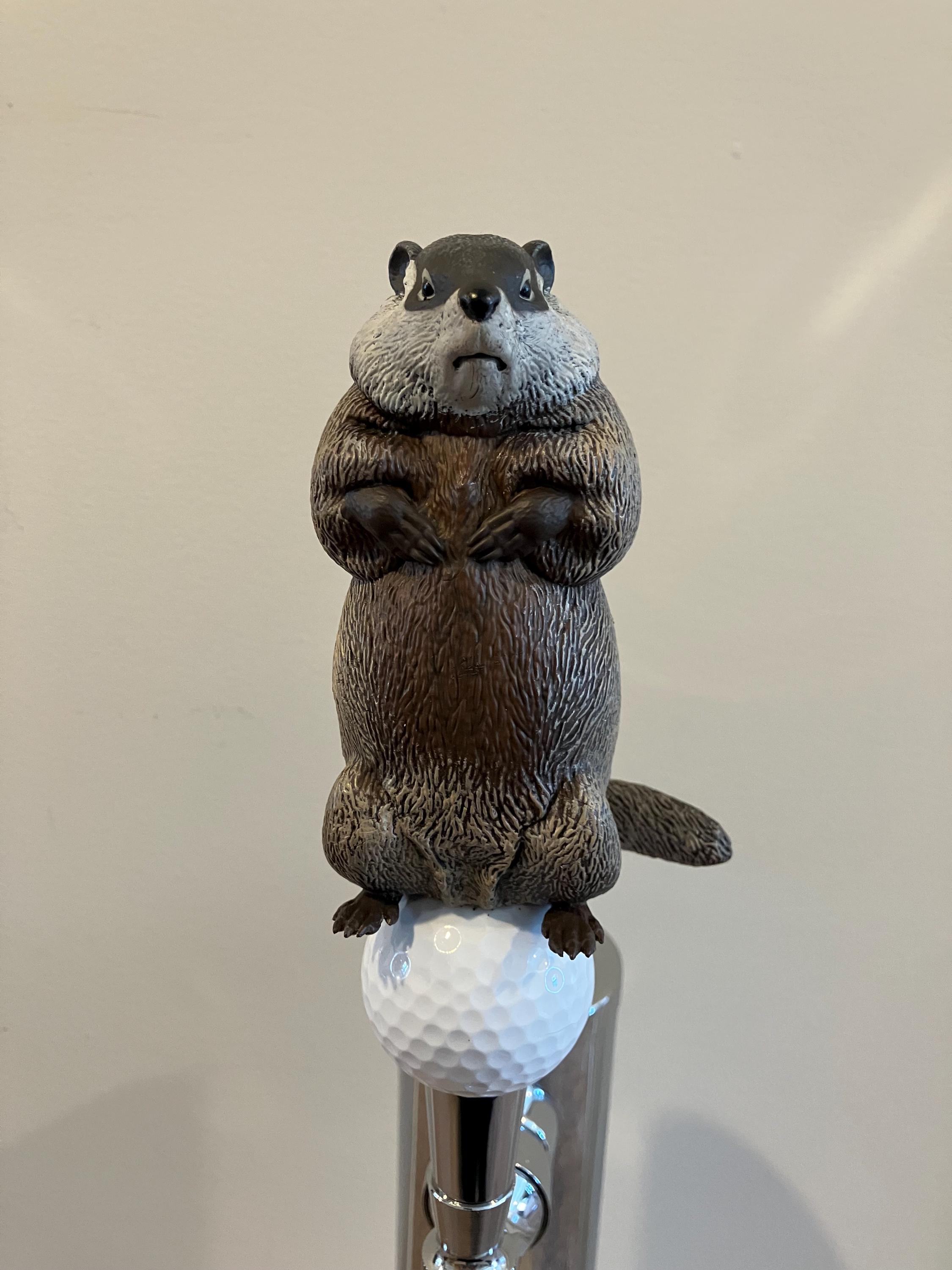 Caddyshack Gopher Beer Tap Handle With White Golf Ball, Groundhog ...