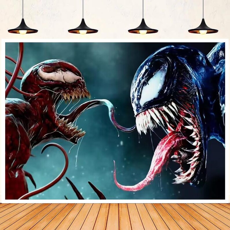 Venom Happy Birthday Backdrop Party Photography Background Newborn ...