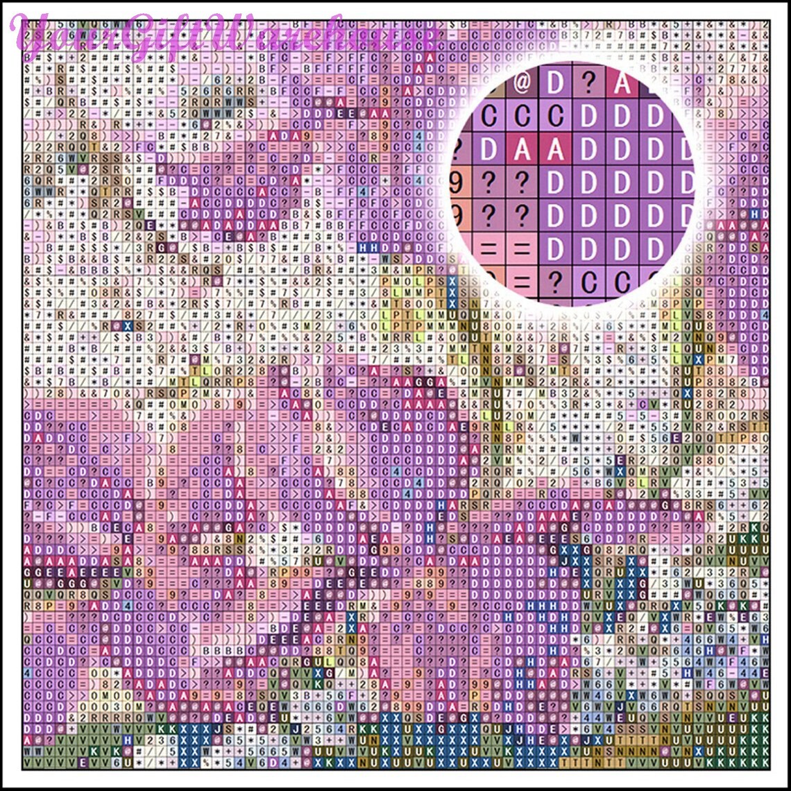 Full Square/round Diamond 5D DIY Diamond Painting Cartoon Animal World ...