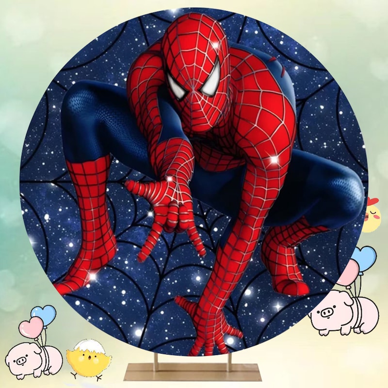 Spiderman Circle - Etsy