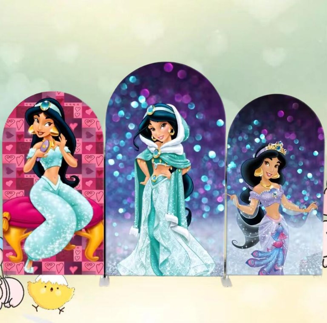 Jasmine Princess Arch Backdrop, Aladdin Lamp Party Decor - Etsy
