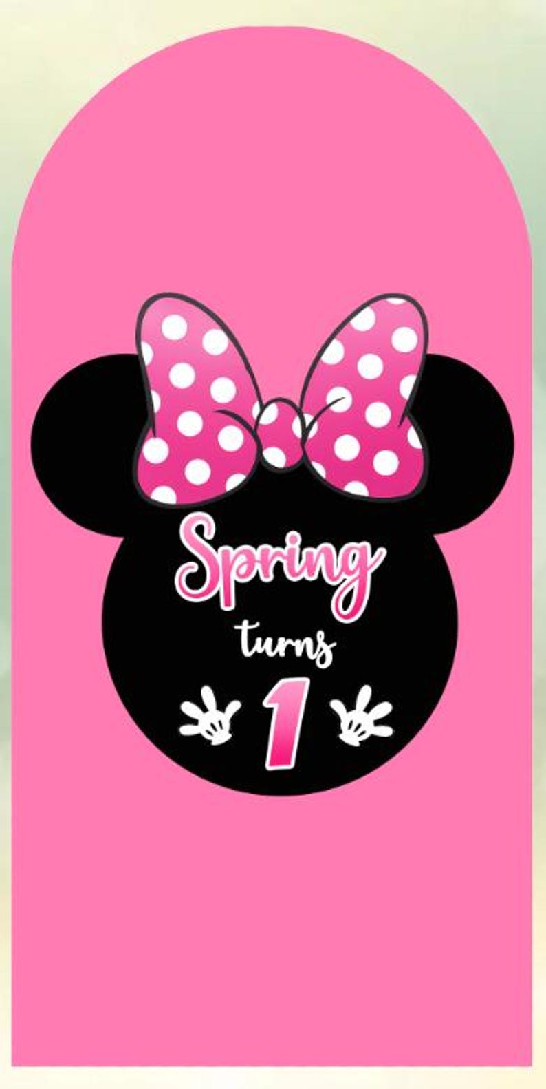 Disney Goofy Donald Duck Arch Backdrop Double Side Cover Mickey Mouse ...