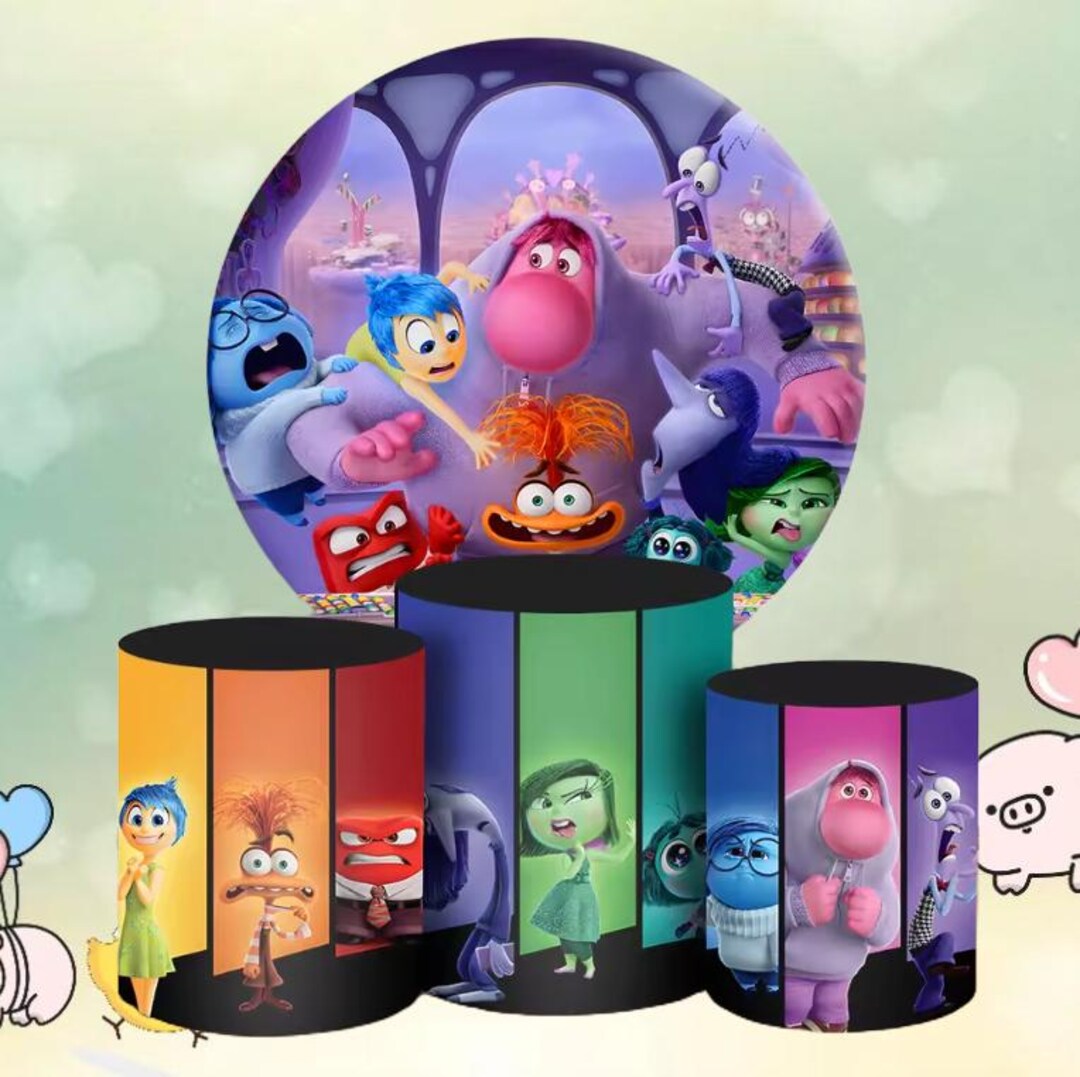 Inside Out 2 Backdrop Cover: Kids Birthday Party Decoration - Etsy