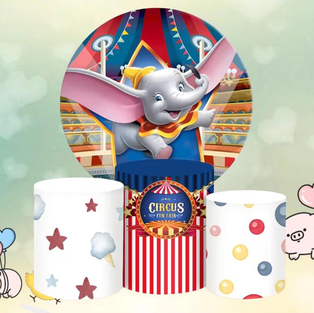 Dumbo Backdrop Cover | Baby Shower, Kids Party Decor - Etsy