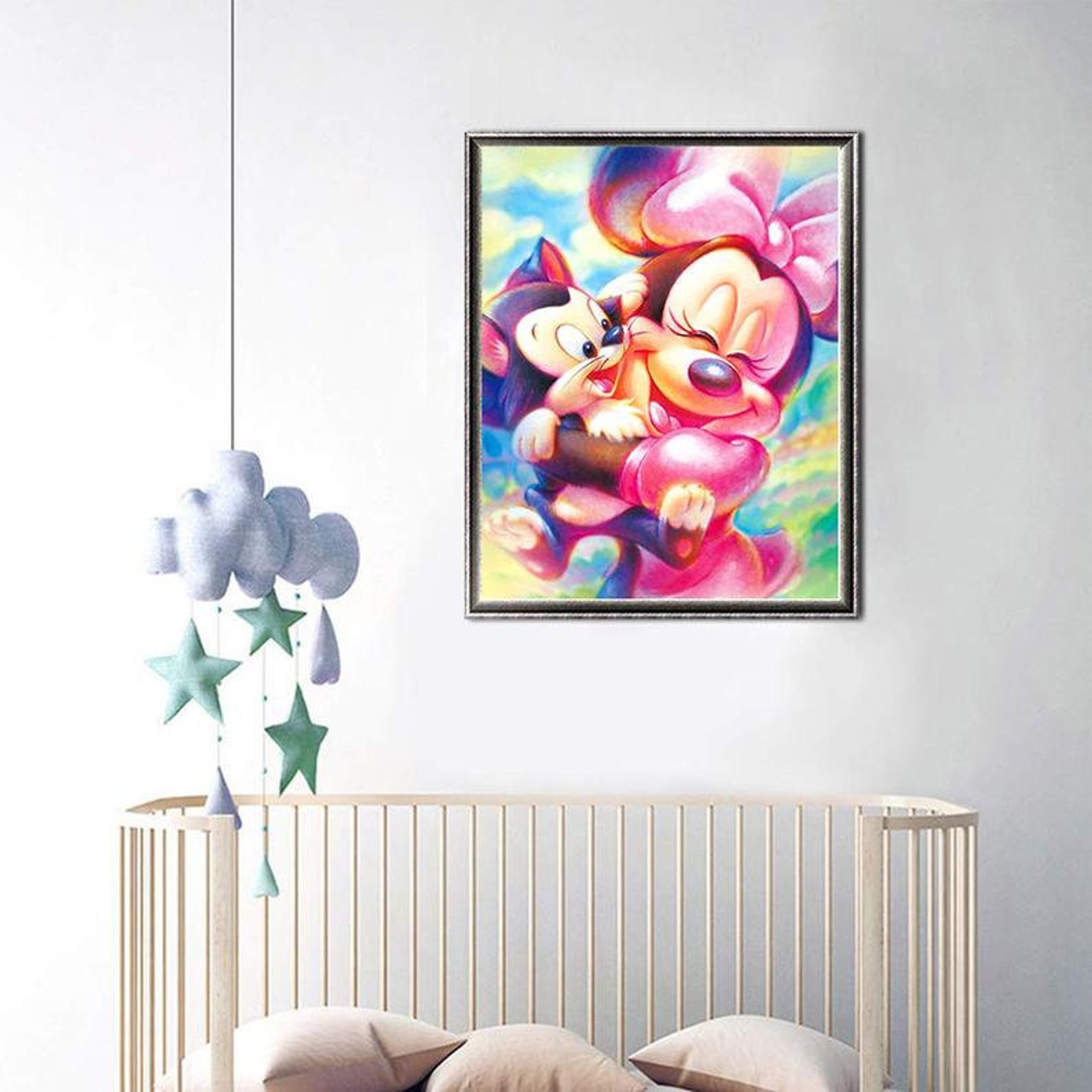 Mickey Mouse 5D Diamond Painting Embroidery Cross Stitch Rhinestone ...