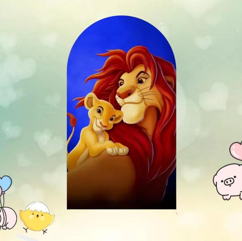 Lion King Arch Backdrop: Simba Birthday Party Decoration - Etsy Australia