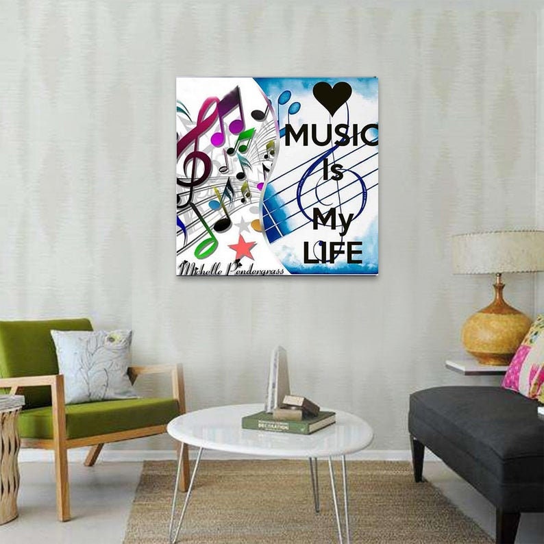 Music Scenery My Love Music 5D Diamond Painting Bring Good - Etsy