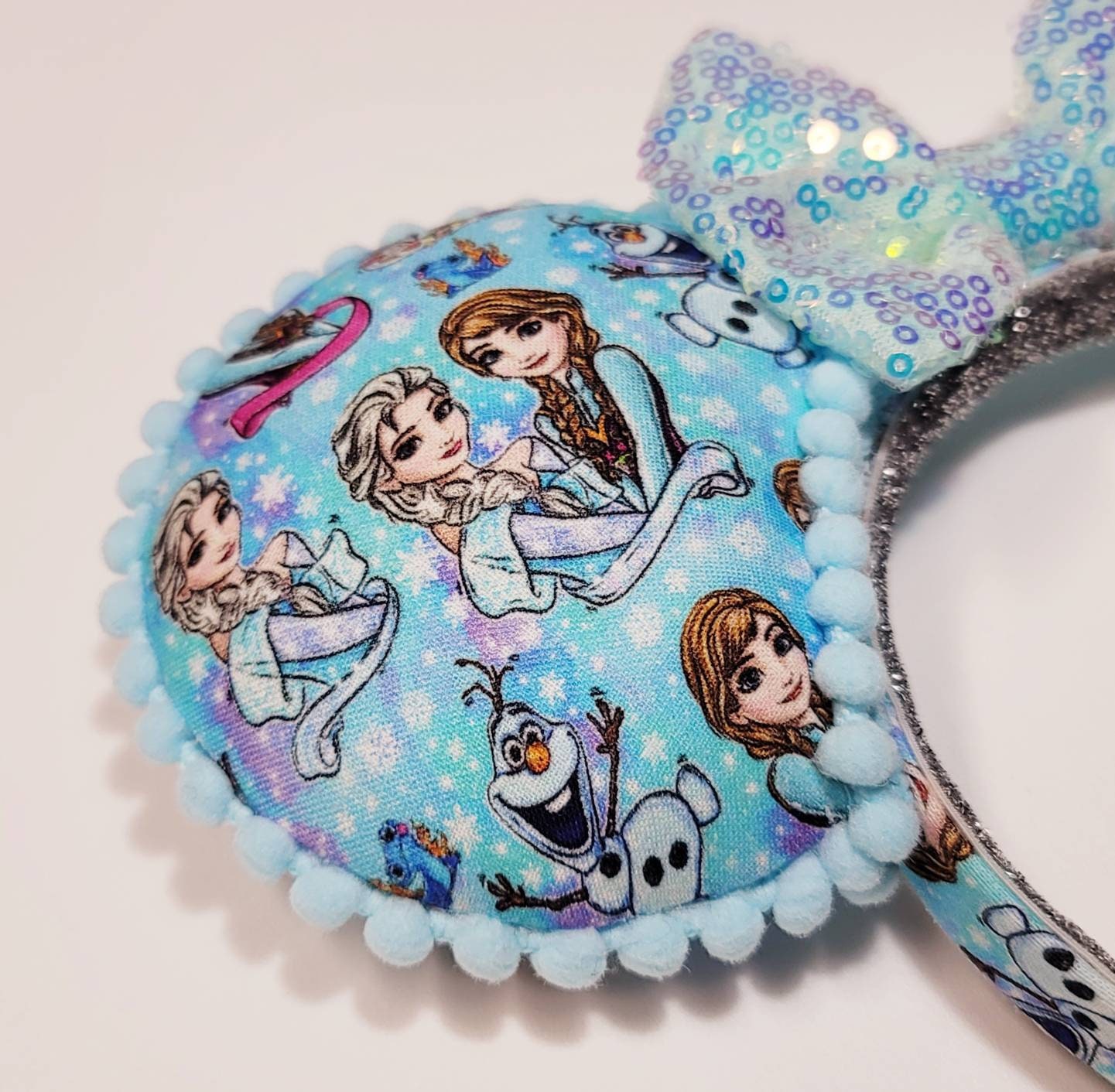 Blue Frozen Ice Ears, Minnie Ears, Mickey Ears, Custom Ears, Mouse Ears ...