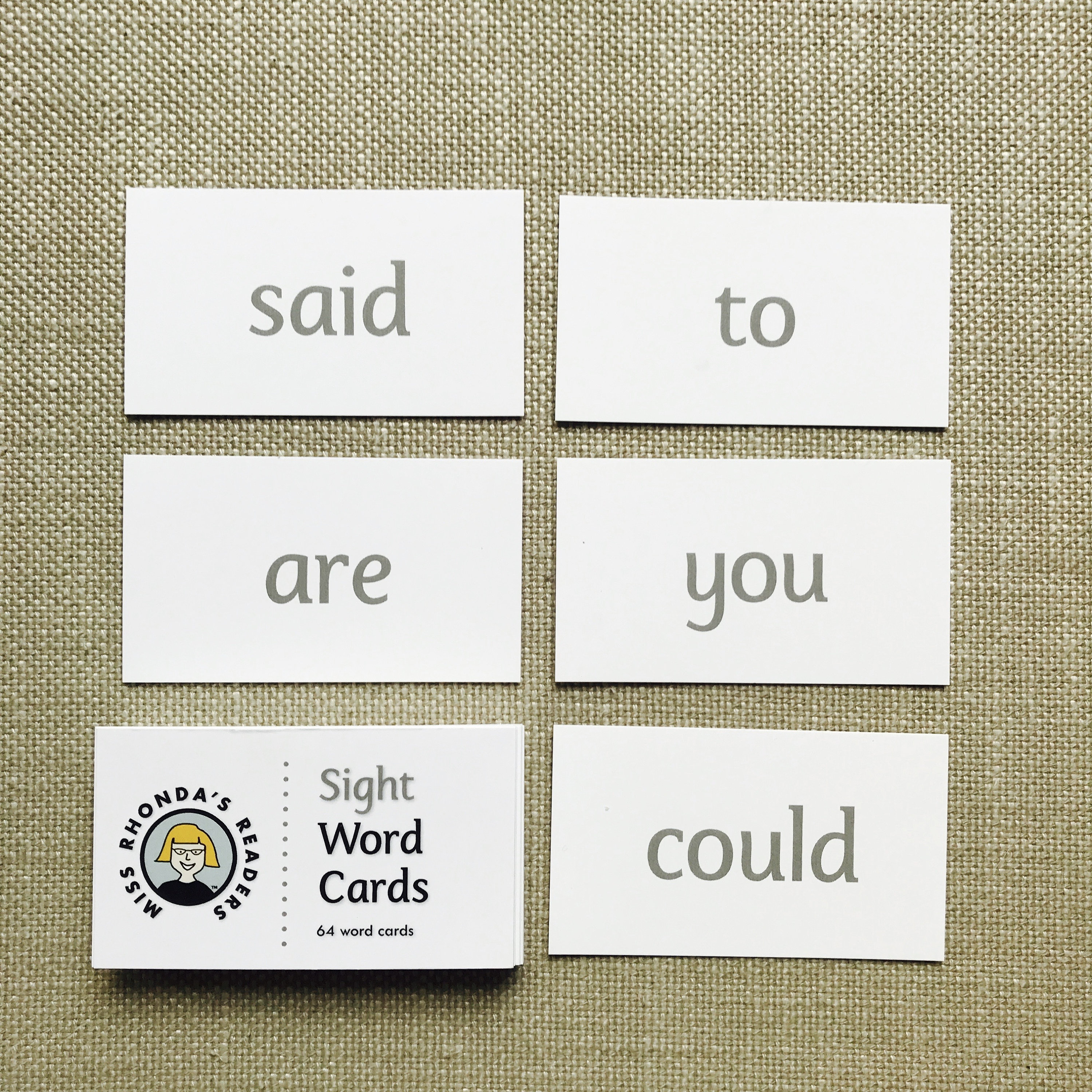 Sight Word Cards - Etsy