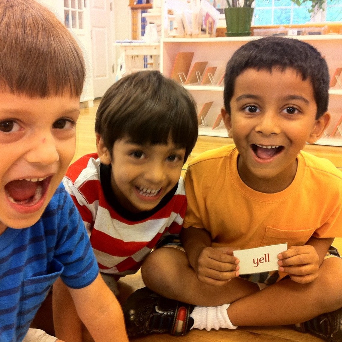 Action Word Cards - Etsy