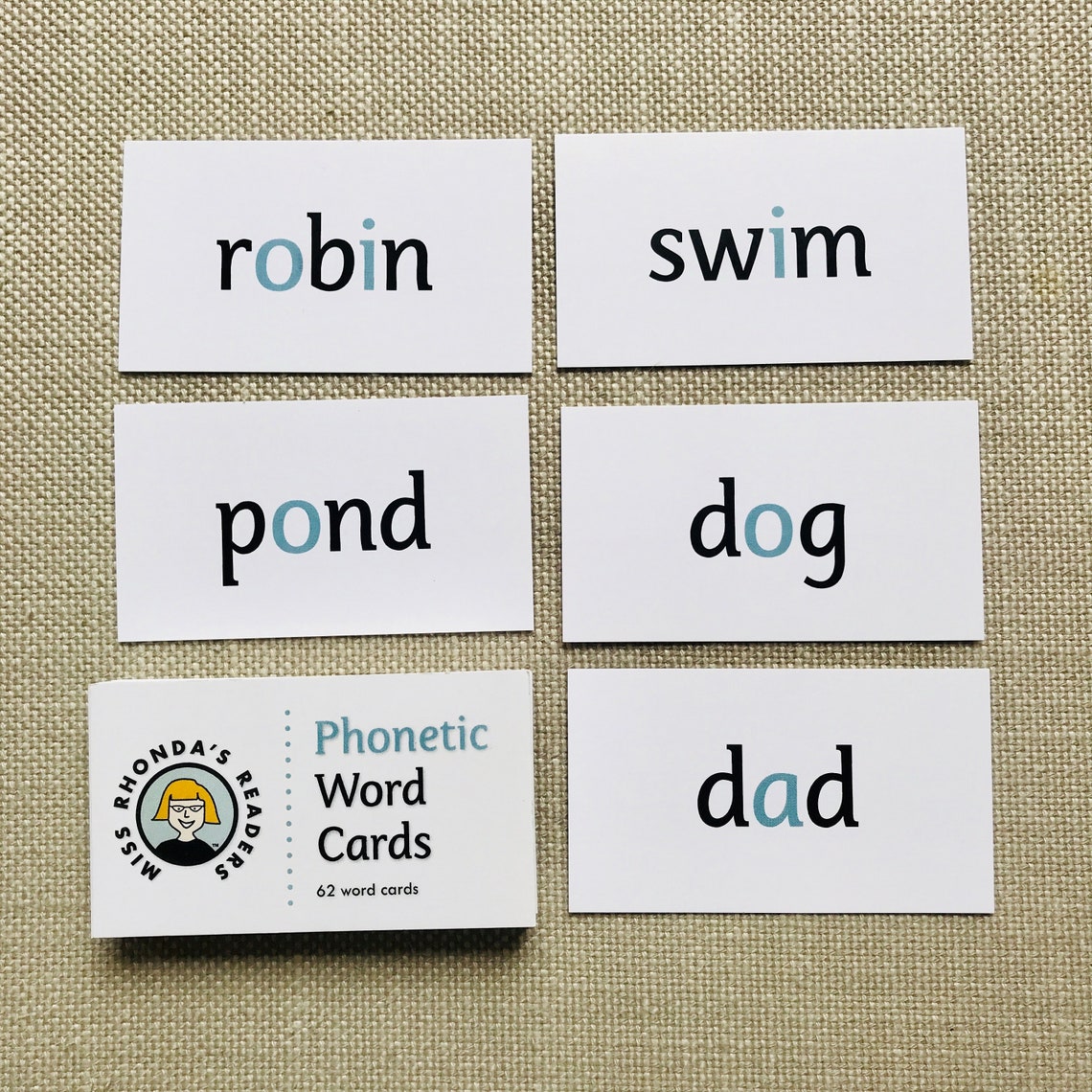 Phonetic Word Cards - Etsy