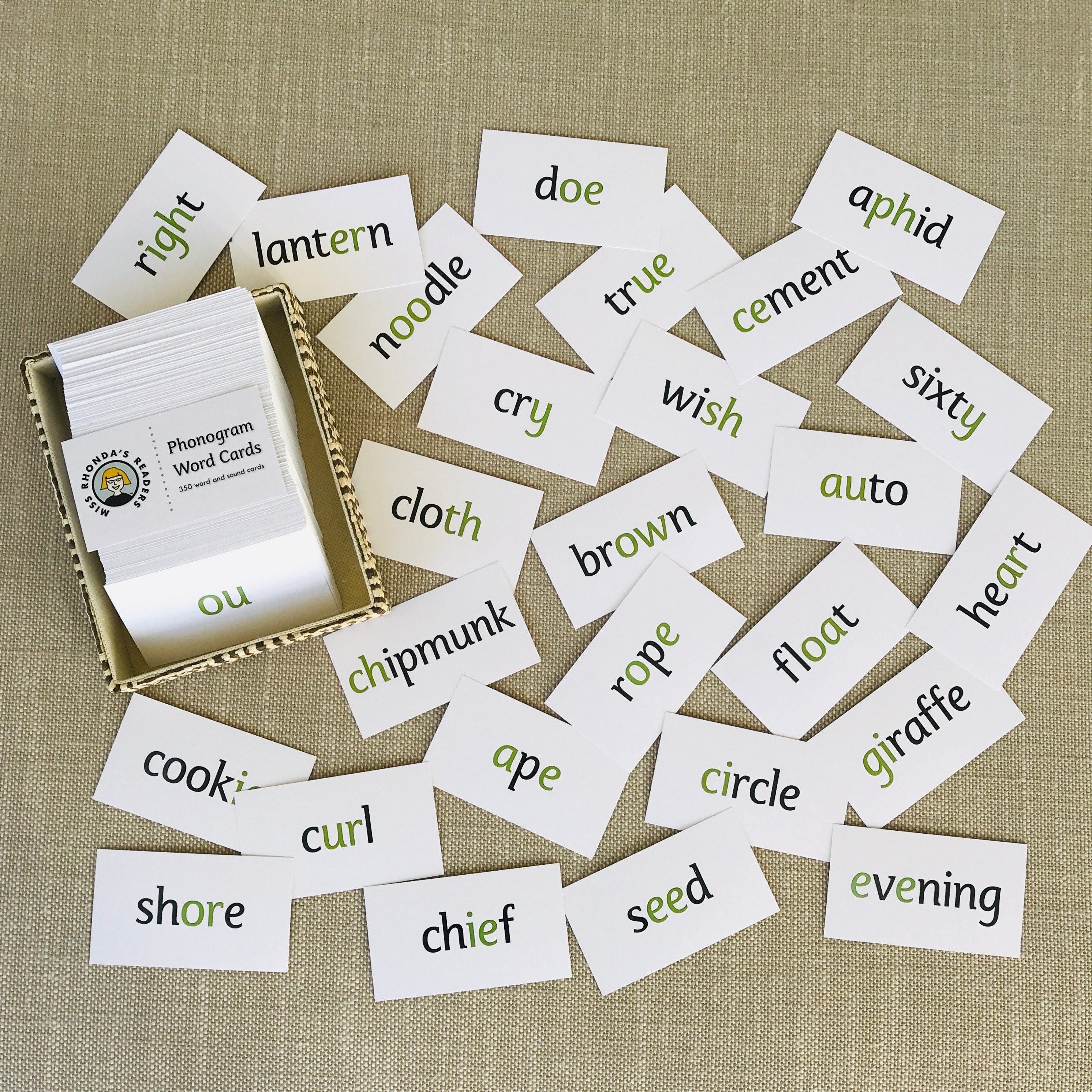 Phonogram Word Cards - Etsy