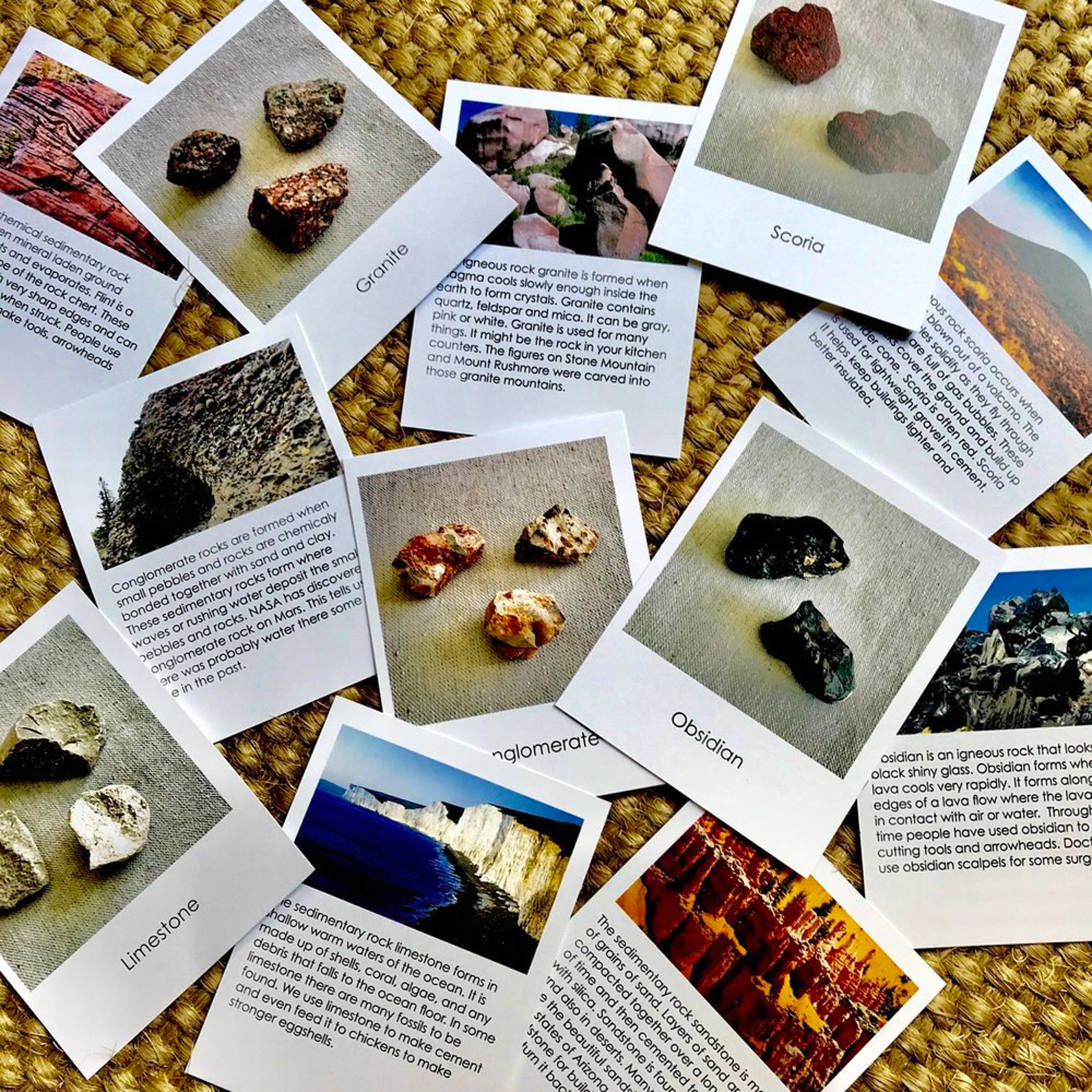Rocks With Matching Cards - Etsy