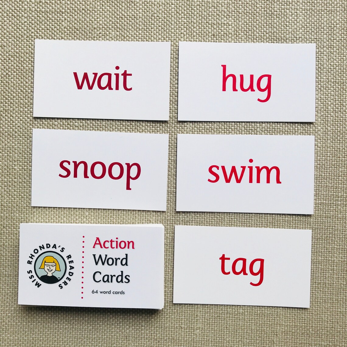 Action Word Cards - Etsy