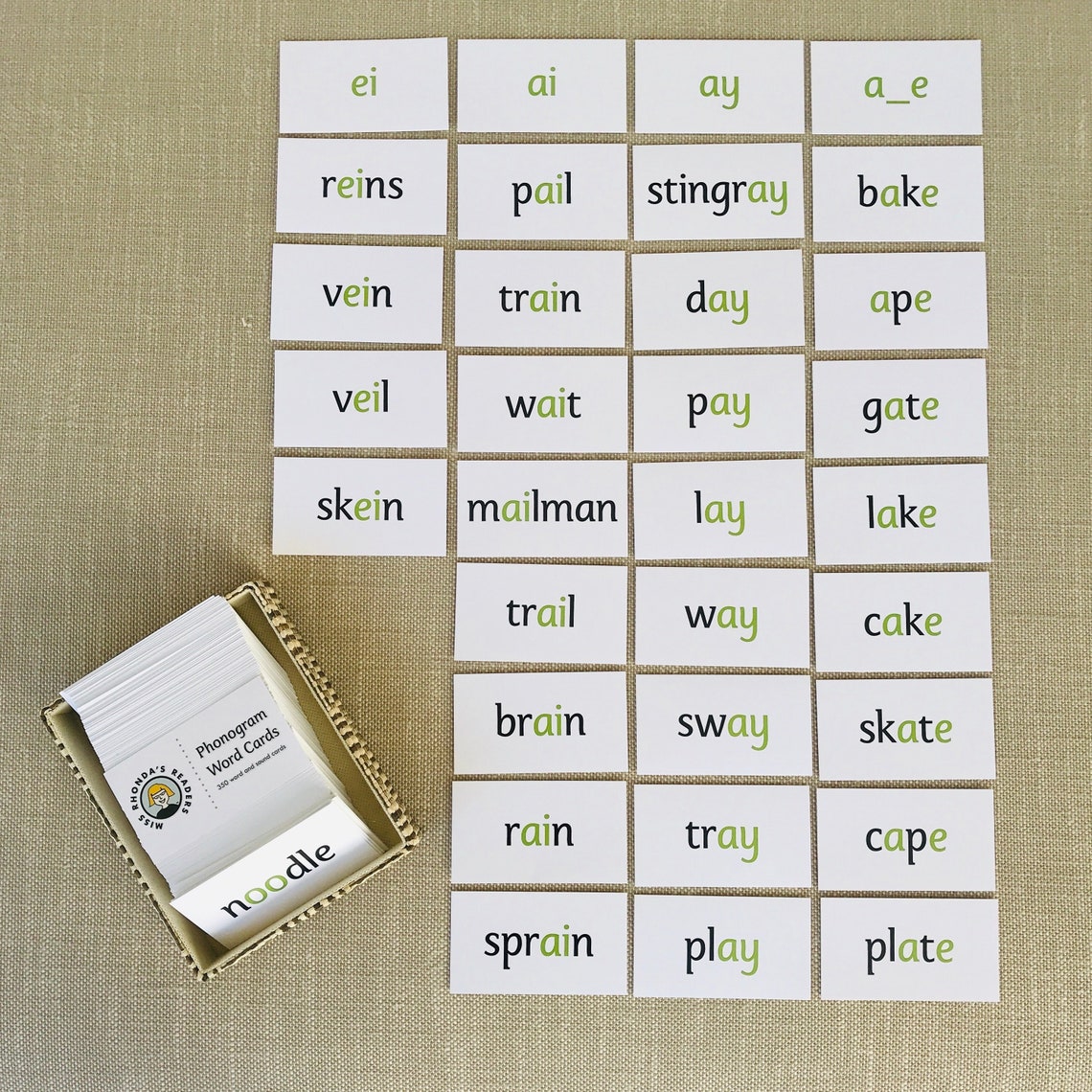 Phonogram Word Cards - Etsy