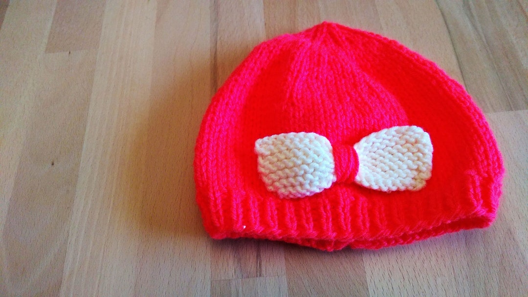 Hand-size Hand-knitted Wool Cap - Etsy