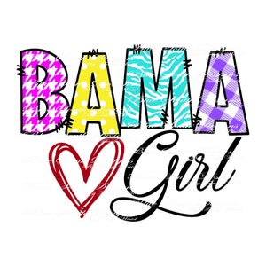 Bama Girl Svg, Alabama Girl Svg Design, Cute Women's T-shirt Design ...