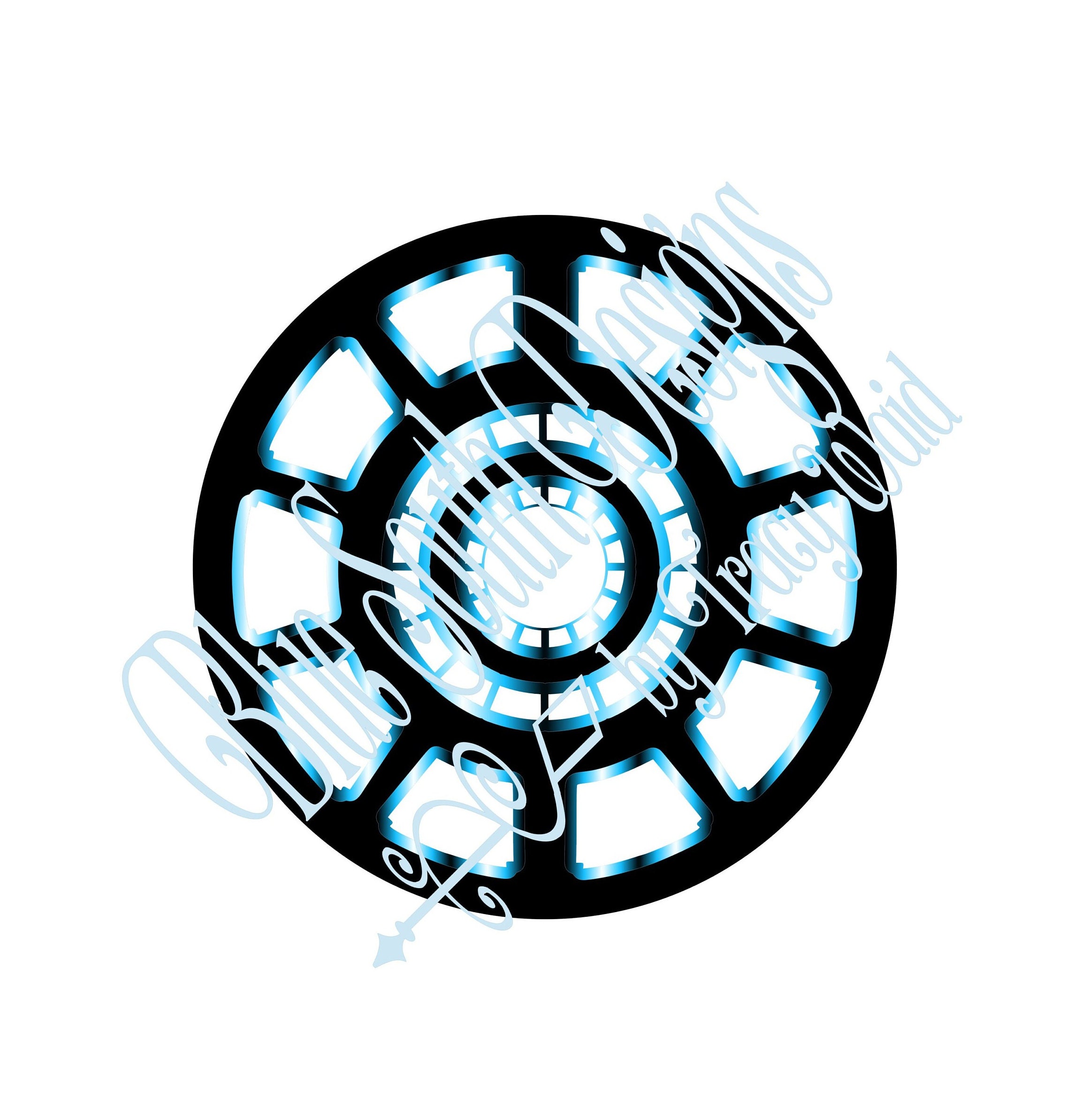Arc Reactor SVG Arc Reactor Core Superhero Arc Reactor - Etsy UK