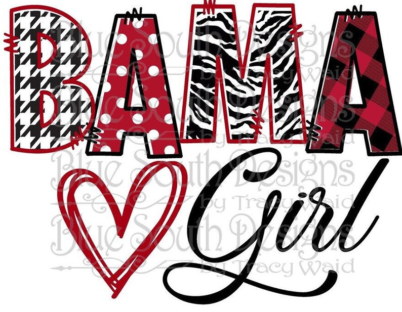 Bama Girl svg Alabama Girl svg design Cute Women's | Etsy