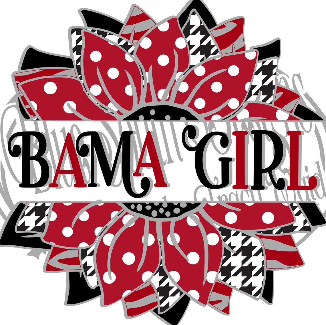 Bama Girl Sunflower SVG PNG: Alabama Tumbler Decal (digital File) - Etsy