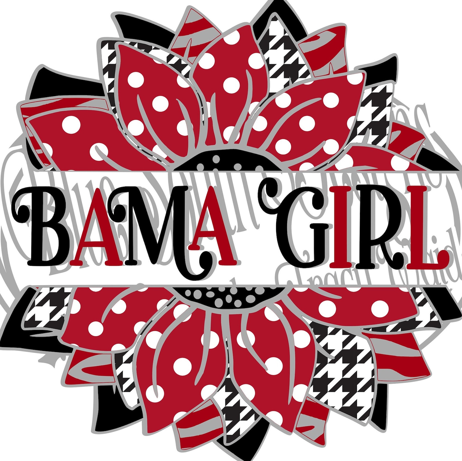 Bama Girl Sunflower SVG PNG: Alabama Tumbler Decal (digital File) - Etsy