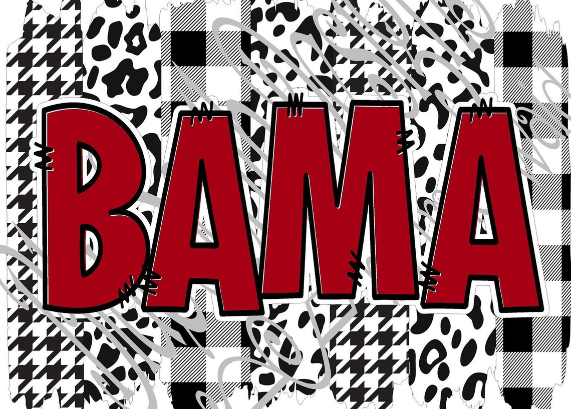 Bama Girl Brush Strokes SVG Bama Girl Brush Strokes - Etsy