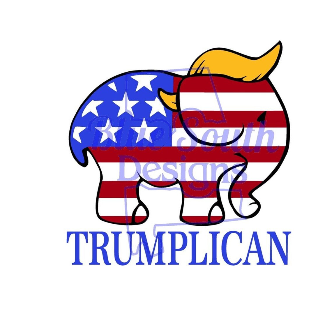 Trumplican Elephant SVG, Trump 2020, Patriotic (digital Download) - Etsy