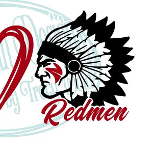Peace Love Redmen SVG / Redmen Mascot /redmen Sublimation PNG / Redmen ...